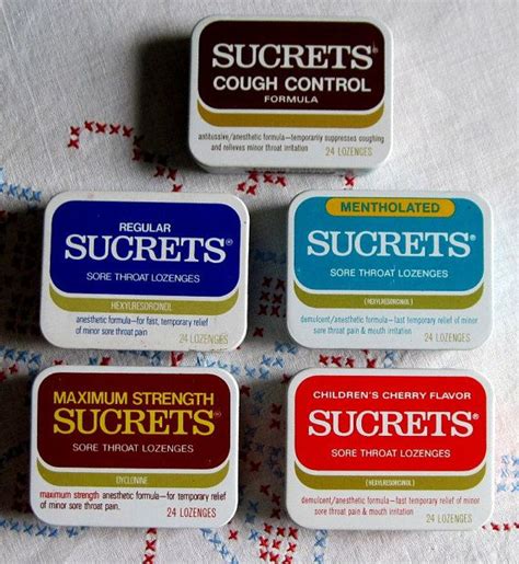 Vintage Sucrets Cough Sore Throat Drops By Luvstephenking On Etsy
