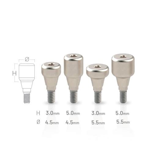 Healing Titanium Abutment Compatible With Neodent® Helix Gm™ Ø3 5 Ø7