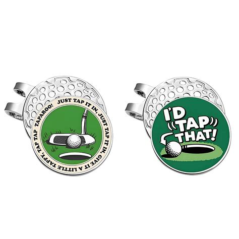 Custom Golf Hat Clip Ball Marker Enamel Metal Magnetic Golf Marker