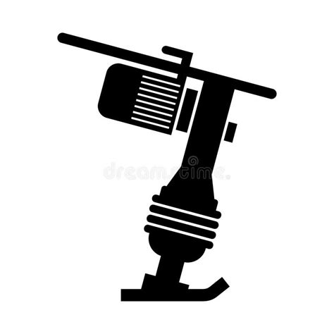 Soil Compactor Icon Stock Vector Illustration Of Pictogram 76783265