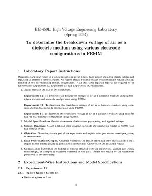 Power System Oper EE L Power System Operations And Control Lab LABORATORY MANUAL
