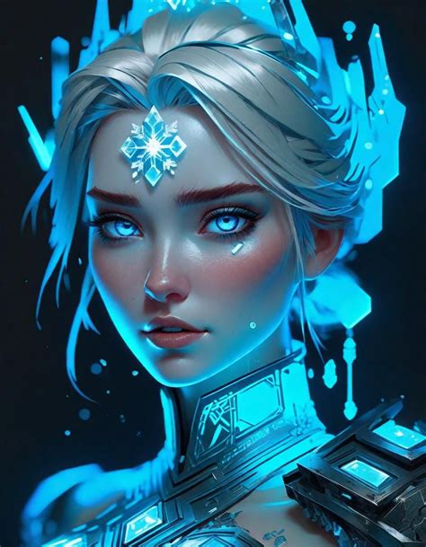 Futuristic Elsa Ai Generated Artwork Nightcafe Creator