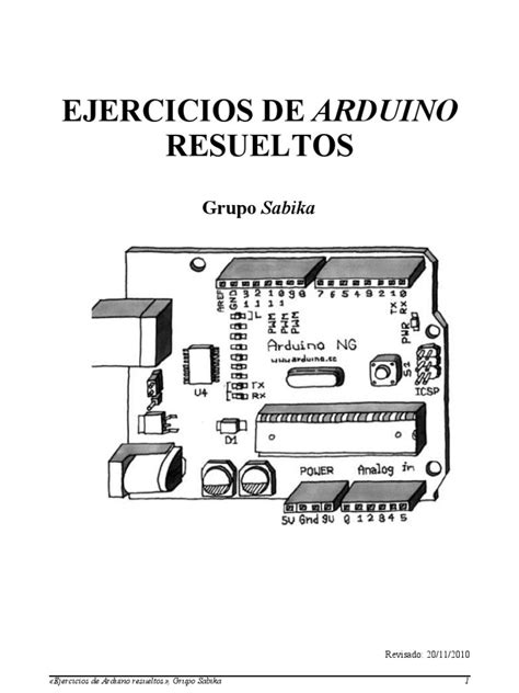 Ejercicios De Arduino Resueltos Pdf Arduino Diodo Emisor De Luz