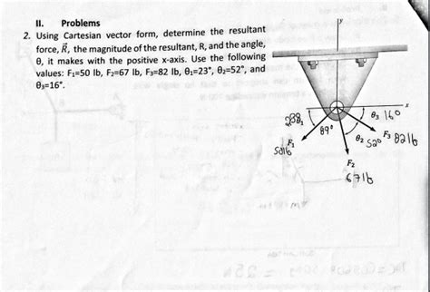 Solved Ii Problems 2 Using Cartesian Vector Form
