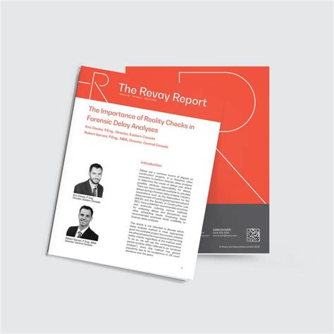 Revay Report Reality Checks In Forensic Delay Analyses Revay And Associates Limited Posted On