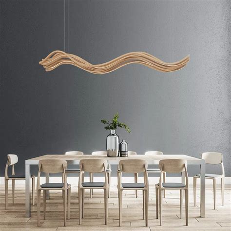 Flow Oak Veneer Led Pendant Light Elevenpast