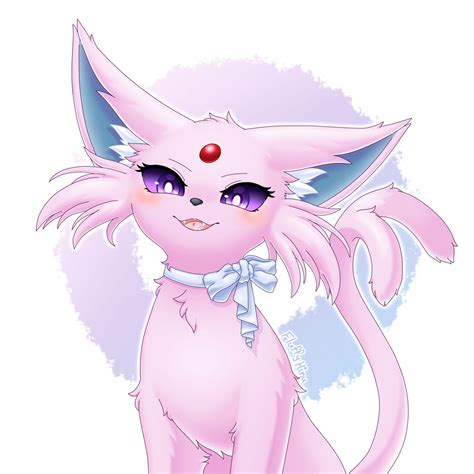 Espeon By Fluffyhinu On Deviantart