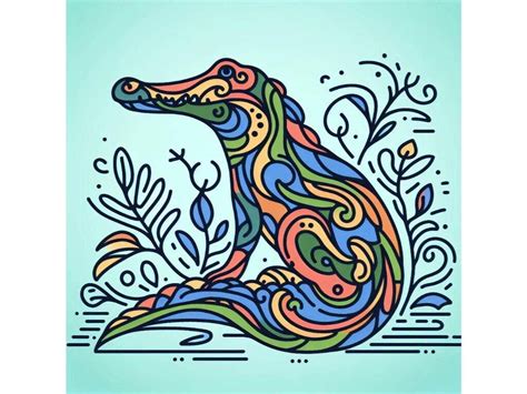 Crocodil By Dianaxstoyanova Thehungryjpeg