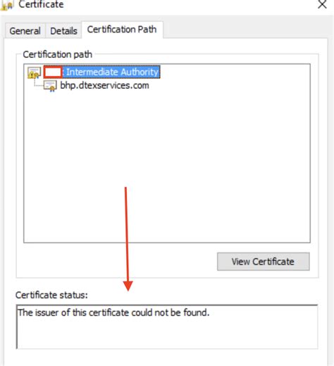 The Root Ca Is Not Supplied By This Site