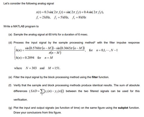 Lets Consider The Following Analog Signal X T 0 3