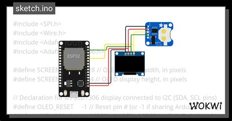 ESP OLED RTC Wokwi ESP STM Arduino Simulator