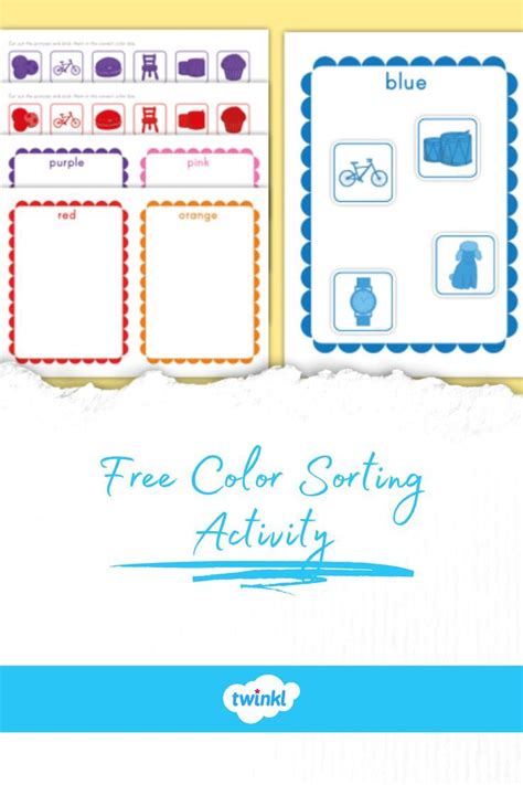 FREE Color Sorting Activity