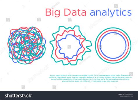 Big Data Science Vector Illustration Machine Stock Vector Royalty Free 1054295318