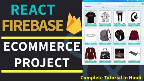 Learn Advanced React Firebase With One Ecommerce Project In Just Hrs YouTube