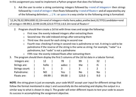 Solved In This Assignment You Need To Implement A Python