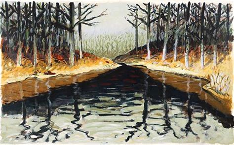 Joe Shepler 1983 Acrylic Winter Pond Sold At Auction On 11th October
