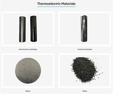 Thermoelectric Materials For Peltier Modules