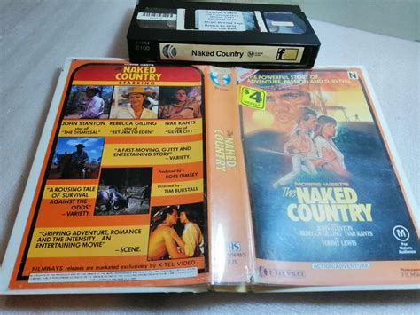 THE NAKED COUNTRY 1985 K TEL FILMWAYS 1st Issue Vhs Ozploitation