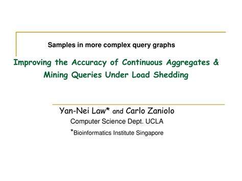 Ppt Bayesian Quality Enhancement For Efficient Aggregate Mining Under