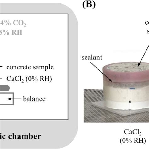 Scheme Of The Experimental Set Up For Water Vapour Diffusion