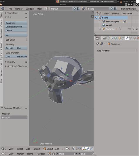Modeling How To Round The Edges Blender Stack Exchange