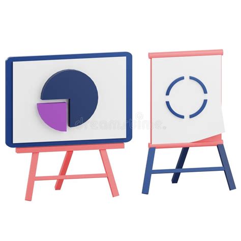 3d Rendering Presentation Pie Chart Stock Illustration Illustration Of Rendering Lighting