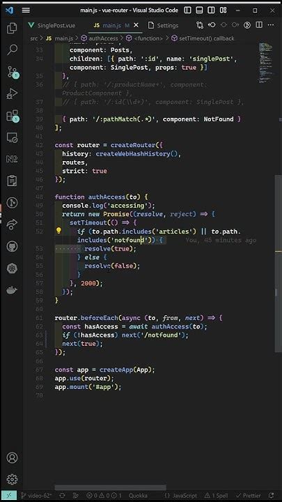 Implement Auth In Global Beforeeach Navigation Guard Vue3 Composition
