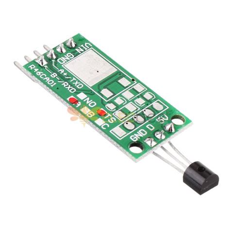 3pcs DS18B20 5V RS485 Com UART Temperature Acquisition Sensor Module Modbus RTU PC PLC MCU