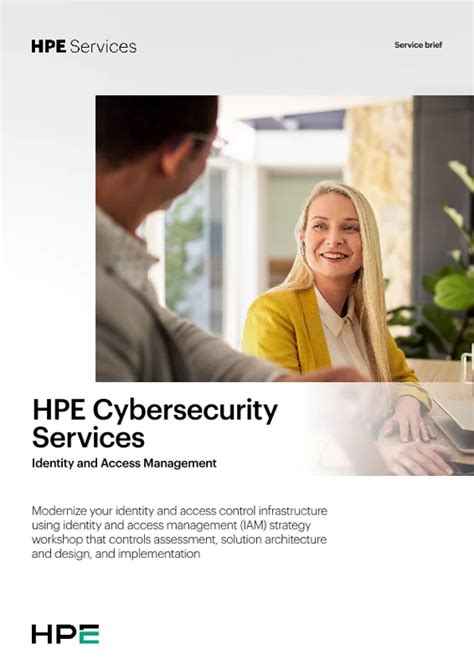 Hpe Cybersecurity Services Identity And Access Management