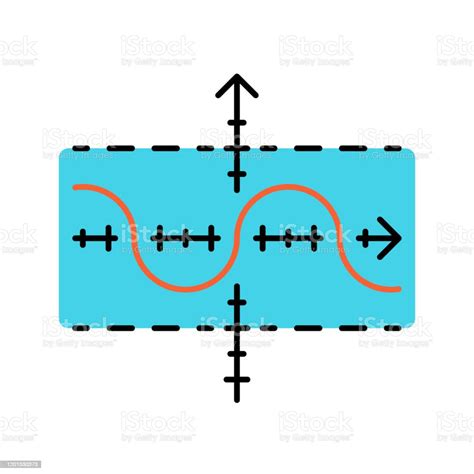 Function Graph Color Icon Duplicate Function Sinusoid Sine Curve