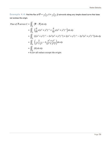 Vector Calculus Notes Math2061 Linear Mathematics And Vector