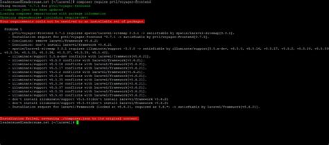 Php Error List While Installing Laravel Package Stack Overflow