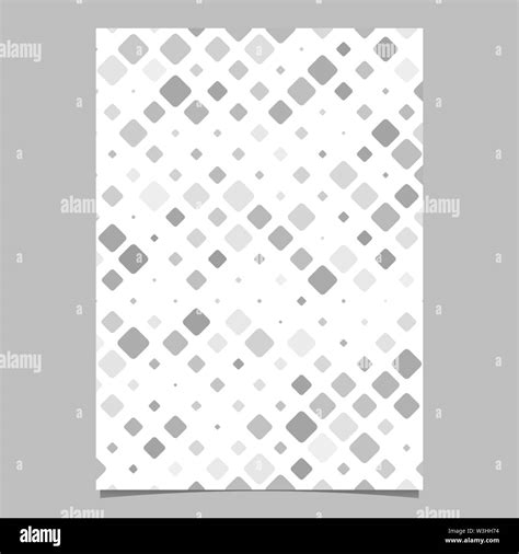 Grey Square Pattern Brochure Template Vector Mosaic Tile Cover Background Stock Vector Image