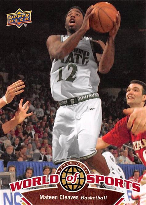 Mateen Cleaves Basketball Card Michigan State Spartans 2010 Upper