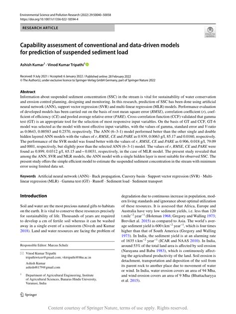 Capability Assessment Of Conventional And Data Driven Models For Prediction Of Suspended