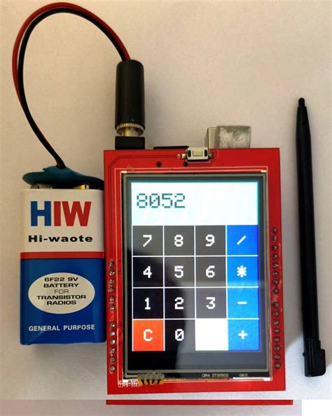 Arduino Eletrônica Tecnologia Projetos E Programação Calculadora Da Tela De Toque Do Arduino