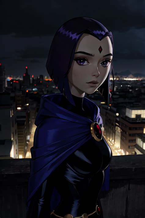 Raven Teen Titans Portrait Image 2 By Quantumreel On Deviantart