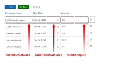 Power Apps How To Create An Editable Table