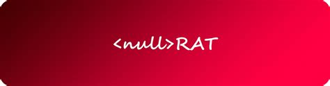 GitHub NullCode NullRAT Your Next Stealthy Remote Access Trojan