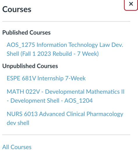 Courses A State Knowledge Base