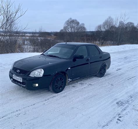 Колпаки black edition и снова антихром — Lada Приора седан, 1,6 л, 2016 ...