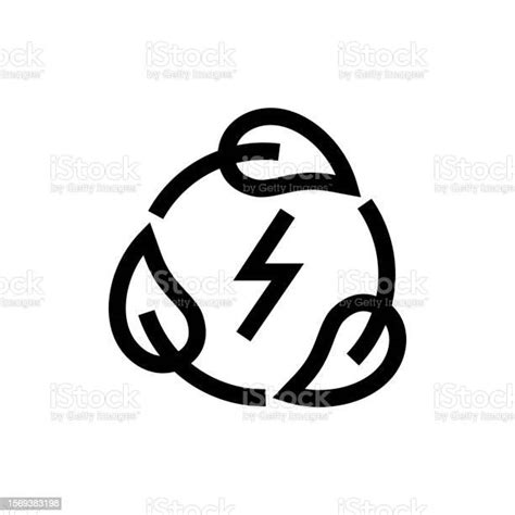 재생 가능 에너지 라인 아이콘 디자인 픽셀 완벽 편집 가능한 스트로크 로고 기호 기호 대체 에너지 에너지 에너지 위기 검은색에