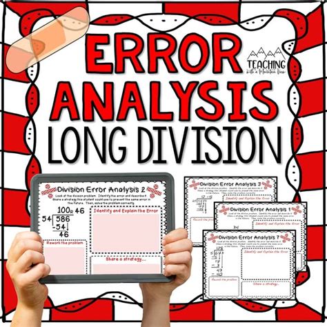 Long Division Error Analysis Critical Thinking And Enrichment Dividing