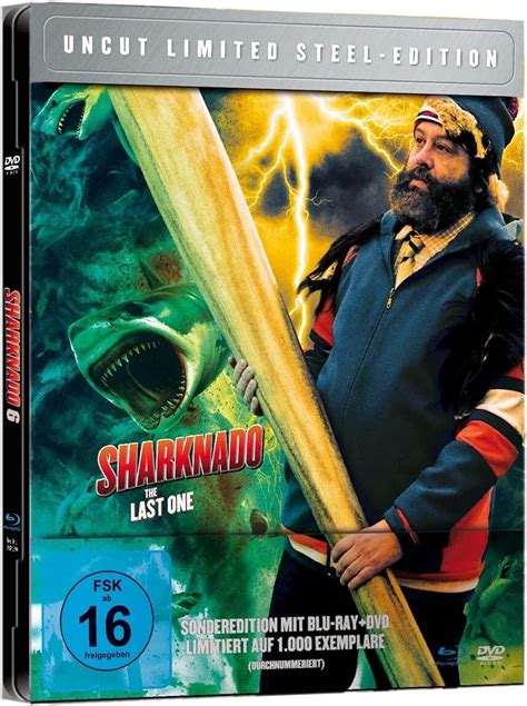 The Last Sharknado Its About Time Steelbook Edition Blu Ray And Dvd