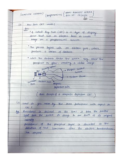 Computer Graphics Assignment Csc 23 55 Pdf