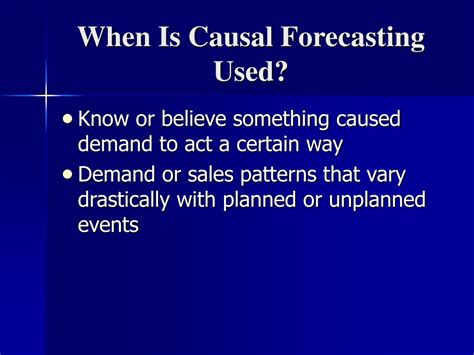 Ppt Causal Forecasting Methods A Practical Guide Powerpoint