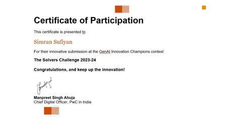 Simran Sufiyan On Linkedin Pwc Genai Artificialintelligence