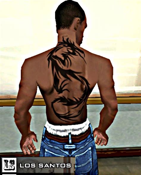 Gta San Andreas Some Tattoo For Cj V2 For Mobile Mod
