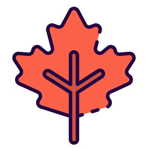 Maple Generic Color Lineal Color Icon