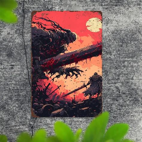 1개의 레트로 알루미늄 전투 장면 금속 표지판 내구성 있는 예술적인 벽 장식 집 바 카페용 방수 방진 크리스 Temu